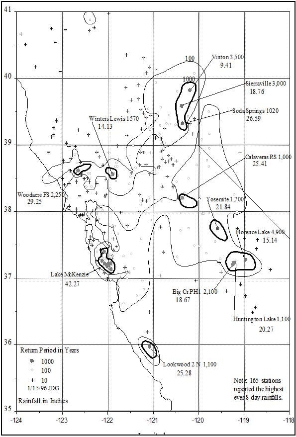 Average Recurrence Interval of Extreme Rainfall in Real-time | IEEE ...