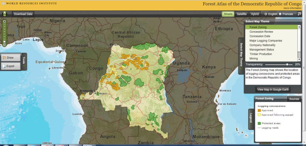 Interactive Map Viewer Launched to Monitor Congo Forests - Earthzine