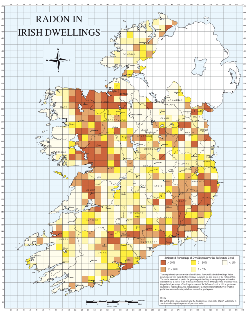 Using Airborne Geophysical Data to Predict Radon Risk Areas in Ireland ...